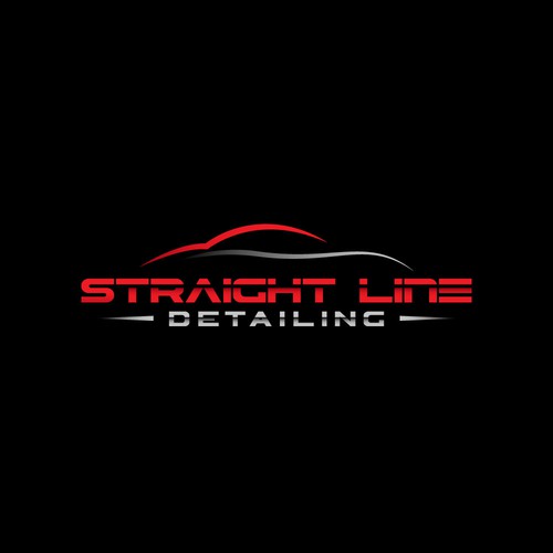 Straight Line Detailing needs a creative logo that pops! | Logo design ...