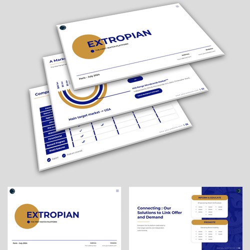 Designs | Pitch Deck Extropian Watches | PowerPoint template contest