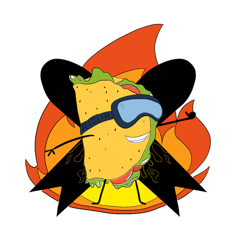 Taco & Snowboard Tattoo Design | Tattoo contest