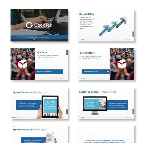 Create a Stunning PPTX for an IT Services Firm | PowerPoint template ...
