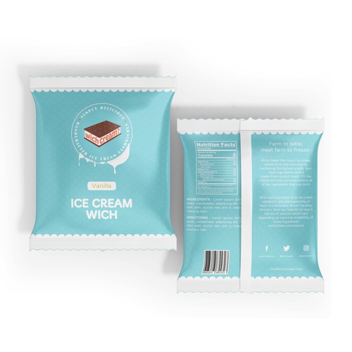 AMAZING ice cream sandwiches ISO AMAZING packaging design | Product ...