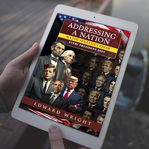 Designs | Regal book cover design for a presidential history book ...