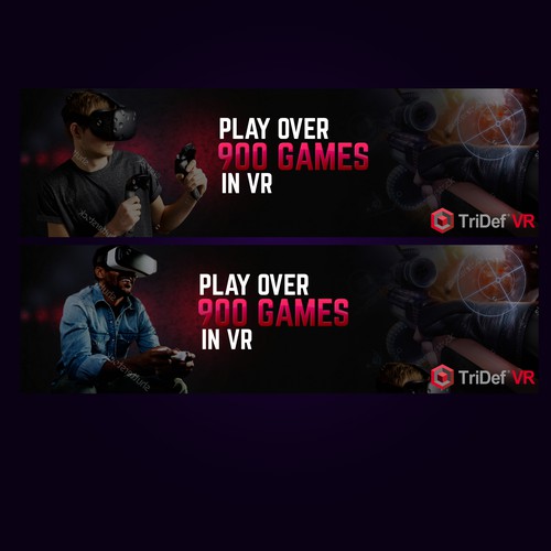 Design a cool VR gaming banner | Banner ad contest