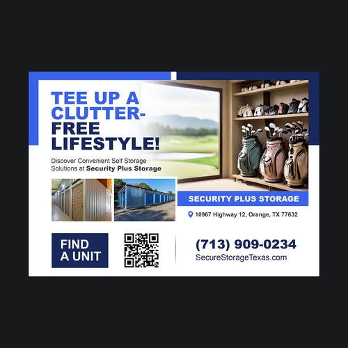 Designs | Eye-catching Illustration for Self Storage Ad in Golf ...