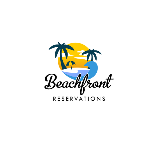 Design a "BeachFront Reservations" Logo for older, recreational vehicle ...