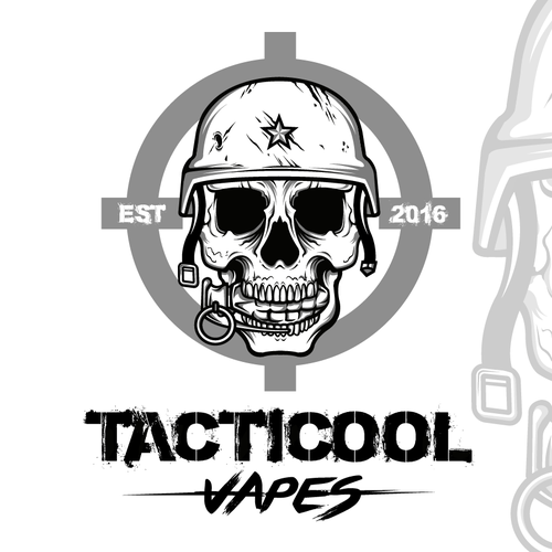 Tacticool Vapes bottle logo | Logo design contest