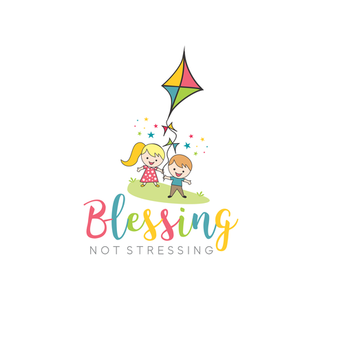 Blessing Not Stressing Logo (Podcast/Blog) | Logo design contest