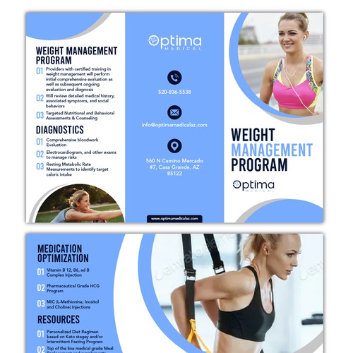 Designs | Design a Brochure: Weight Loss Program | Brochure contest