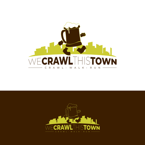 Designs | We Crawl this Town | Logo design contest