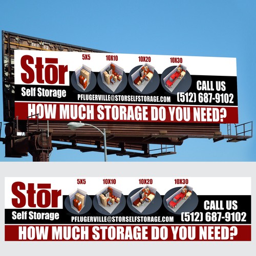 Self Storage Billboard - Central Texas | Signage contest