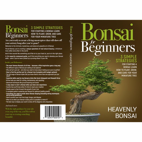 Designs | Unique Bonsai Cover Page That Stands Out | Book cover contest