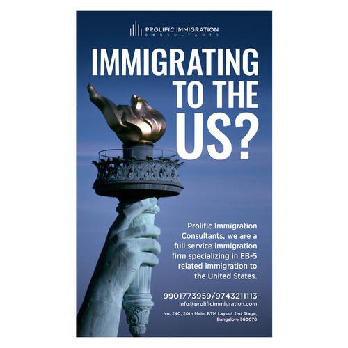 Immigration Consulting Company - Poster Design Needed | Poster contest