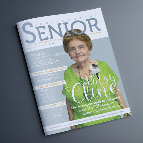 Design a world class magazine cover that will melt the hearts of senior ...