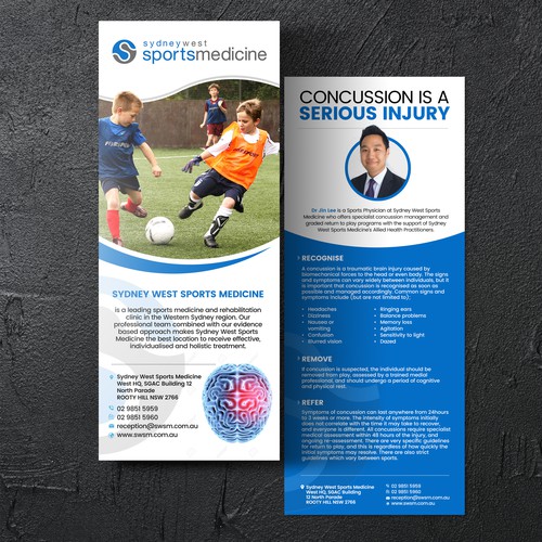 Concussion Flyer | Postcard, flyer or print contest