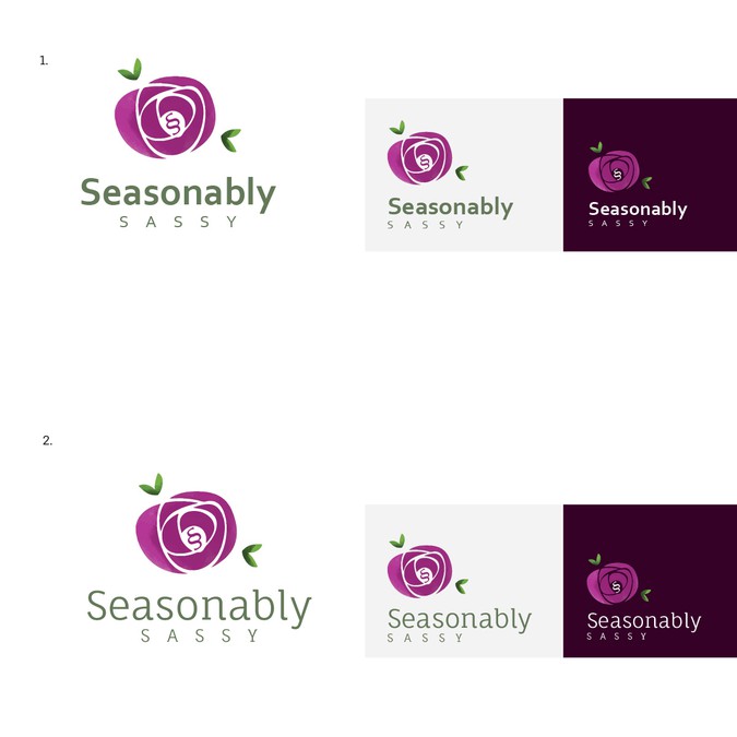 Seasonably Sassy Logo Design for Women's Lifestyle Brand | Logo design ...