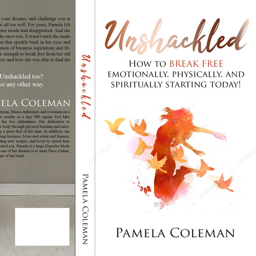 UNSHACKLED - BREAK FREE BOOK | Book cover contest