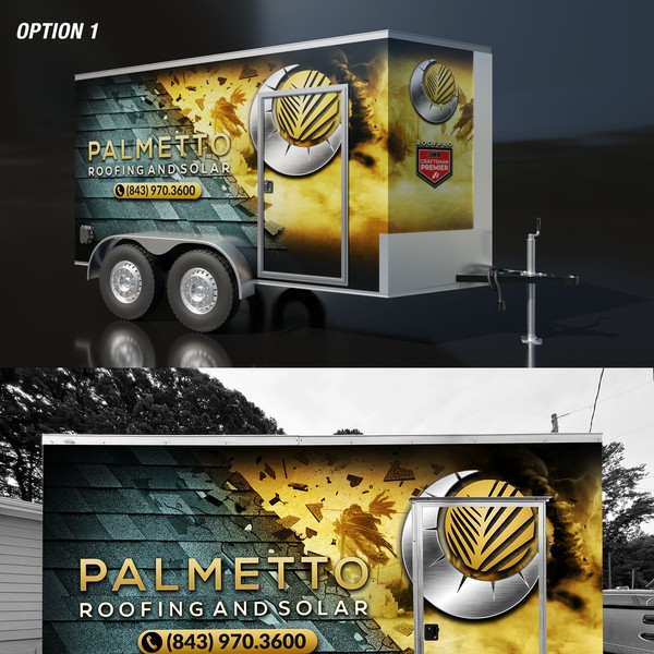 Eye catching trailer wrap for acoustic solutions company| concurso ...