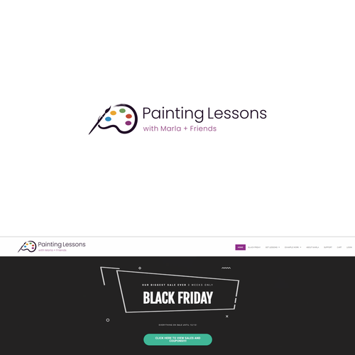Designs | New Logo For Painting Lessons with Marla | Logo design contest