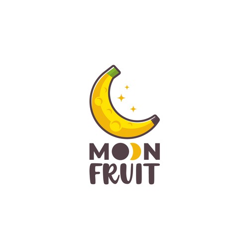 Designs | Need a fun logo for a brand called "MoonFruit" | Logo design ...