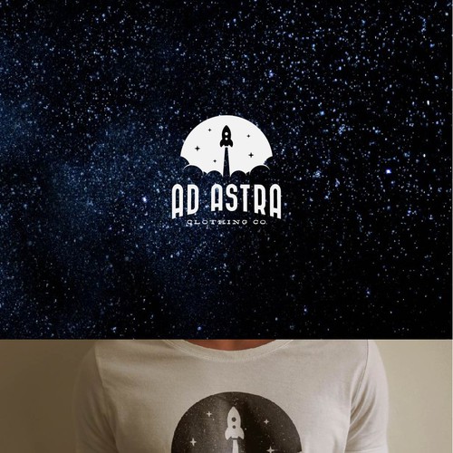 Create an inspiring, vintage clothing brand. Ad Astra! | Logo design ...