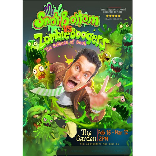 Designs | Create a gooey, slimy poster illustration for a kidsshow ...