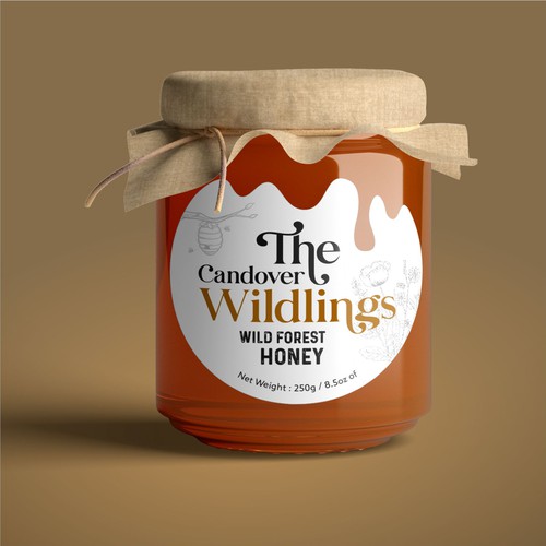Designs | The Bees Need You! Wild Forest Honey Label Design. | Product ...