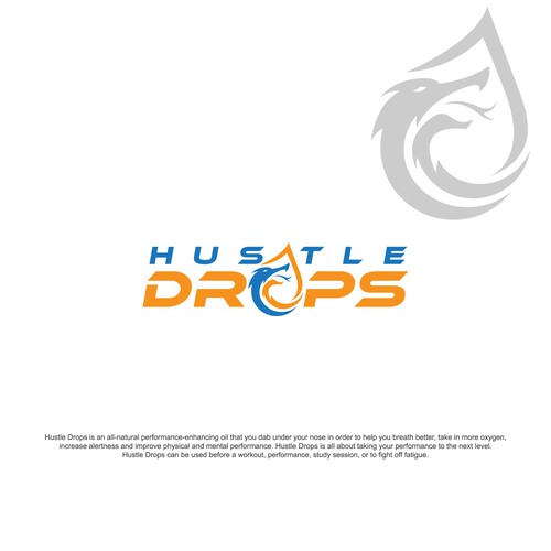 Hustle Drops logo! The performance-enhancing oil you dab under your ...