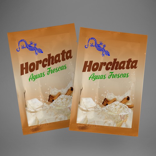 Horchata beverage label | Product label contest