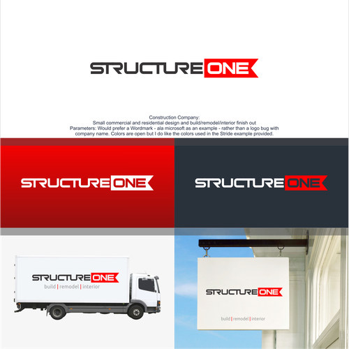 Construction Company Wordmark Identity. | Logo design contest