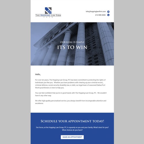Designs | Law Firm Newsletter Template | Email contest