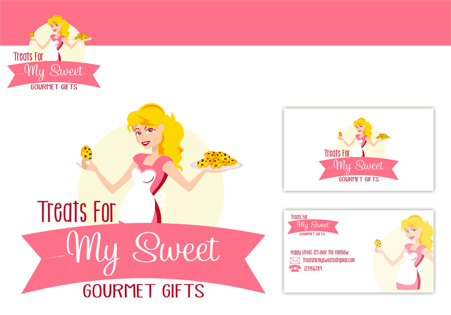 logo for Treats For My Sweet | Logo design contest