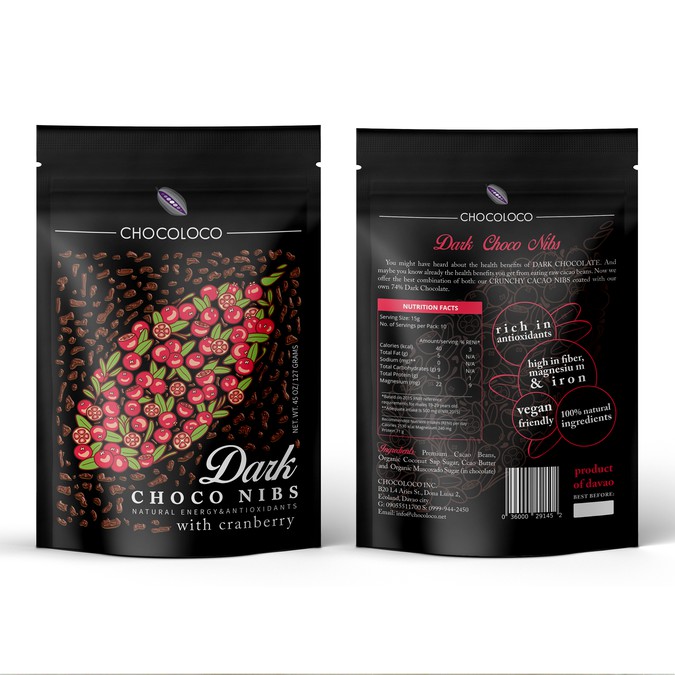 Dark Choco Fruit Series | Product packaging contest