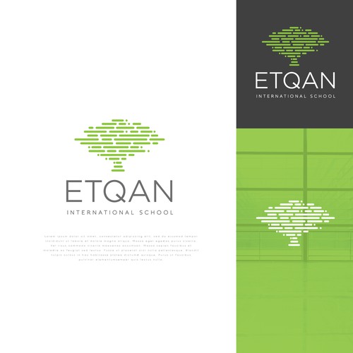 Designing an eye catching sophisticated logo for Etqan International ...