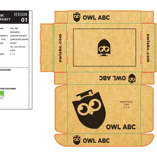 Design a clean, simple box for shipping | Product packaging contest