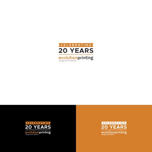 Designs | Sleek, creative logo for our company's 20 year anniversary ...