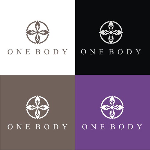 Design a logo for One Body Software showing inter-church community in ...