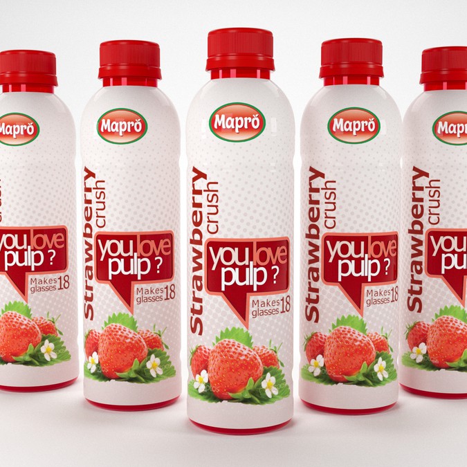Mapro bottle design | Product packaging contest