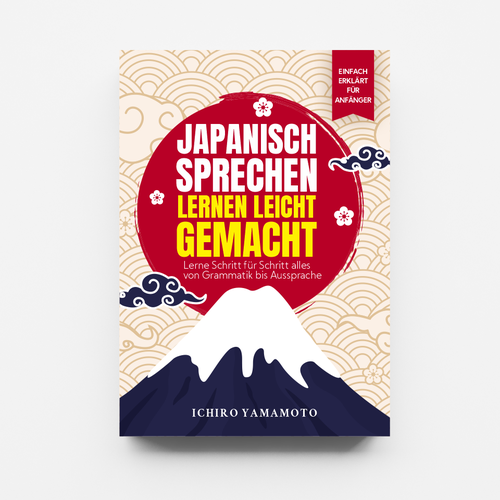Designs | Book Cover: Learning to speak Japanese | Book cover contest