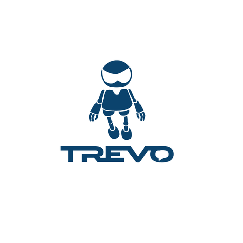 Robot Logo for Trevo, the first app that seamlessly helps people become ...