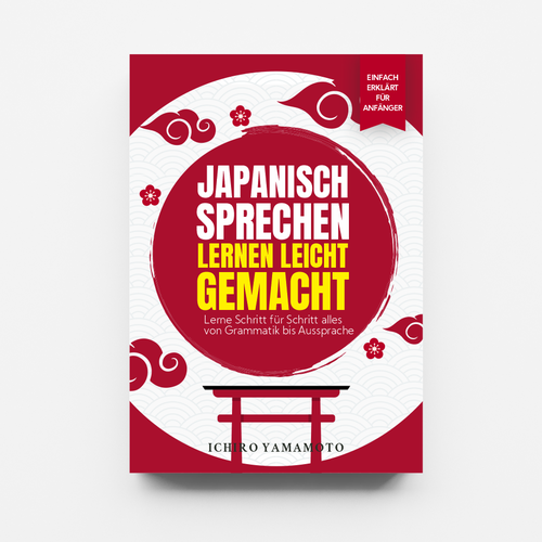 Designs | Book Cover: Learning to speak Japanese | Book cover contest