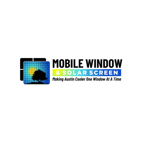 Designs | Mobile Window and Solar Screen logo design to feel easy to ...