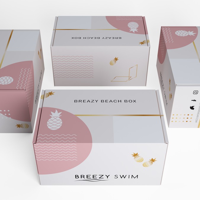 Female Swimwear e-commerce brand looking for a trendy box design ...