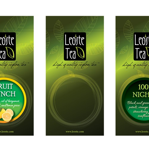 Designs | Tea Packaging - Leoste Tea | Product packaging contest