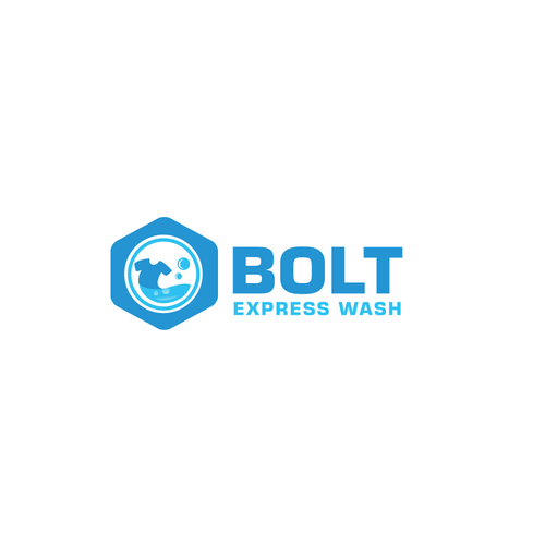 Bolt Express Wash - Modern Wash Logo Development | Logo design contest