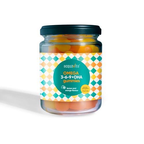 Label Design for the New Innovative Gummy Supplement. | Product label ...