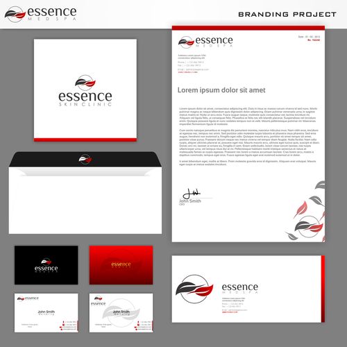 Essence Skin Clinic Essence Med Spa needs a new logo and business card ...