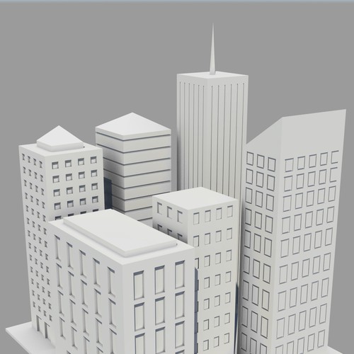 Quick N Easy 3D Buildings Please : ) | Illustration or graphics contest