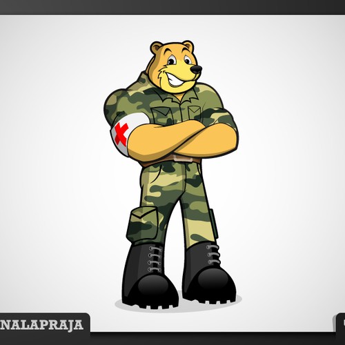 Cartoon Character: Army Medic Bear | Other Graphic Design contest