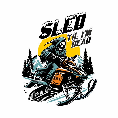 Designs | Clean and Casual clothing Artwork of a Skeleton Riding a ...