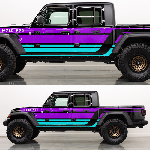 Designs | Foxy Jeep Gladiator Design | Car, truck or van wrap contest